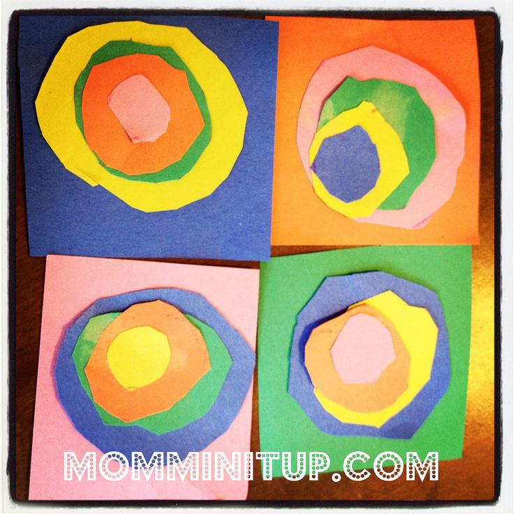 Kandinsky Circles Craft for Preschoolers | For Every Mom